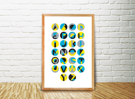 Poster Abecedário - Oficina De La Madre | Design e Comunicação para ...